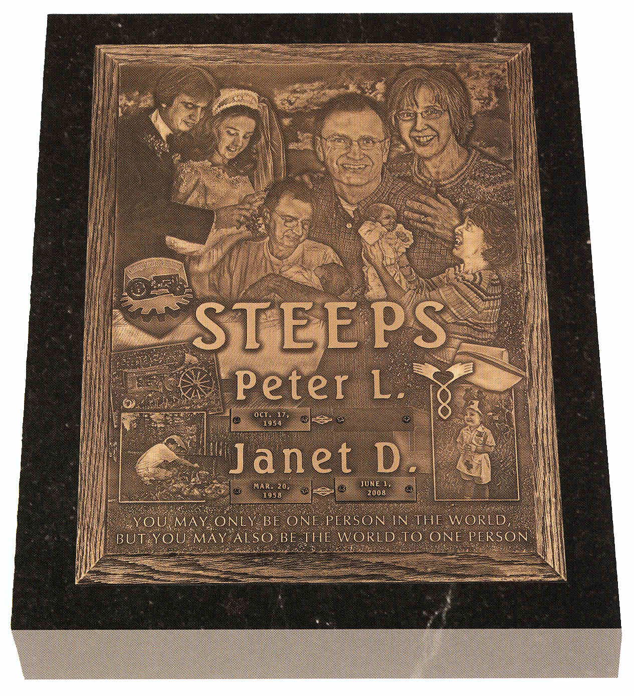 Double Interment Grave Marker Designs, cemetery monument marker