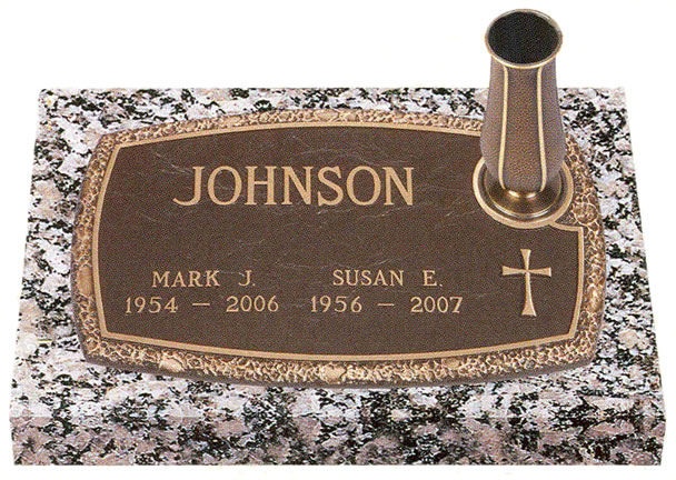 Double Interment Grave Marker Designs, cemetery monument marker