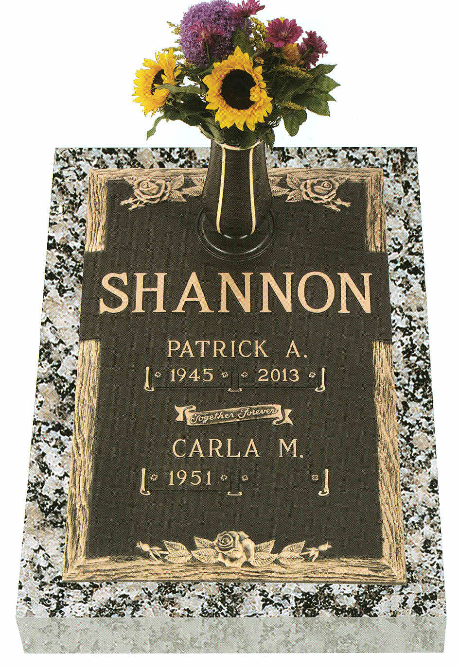 Double Interment Grave Marker Designs, cemetery monument marker