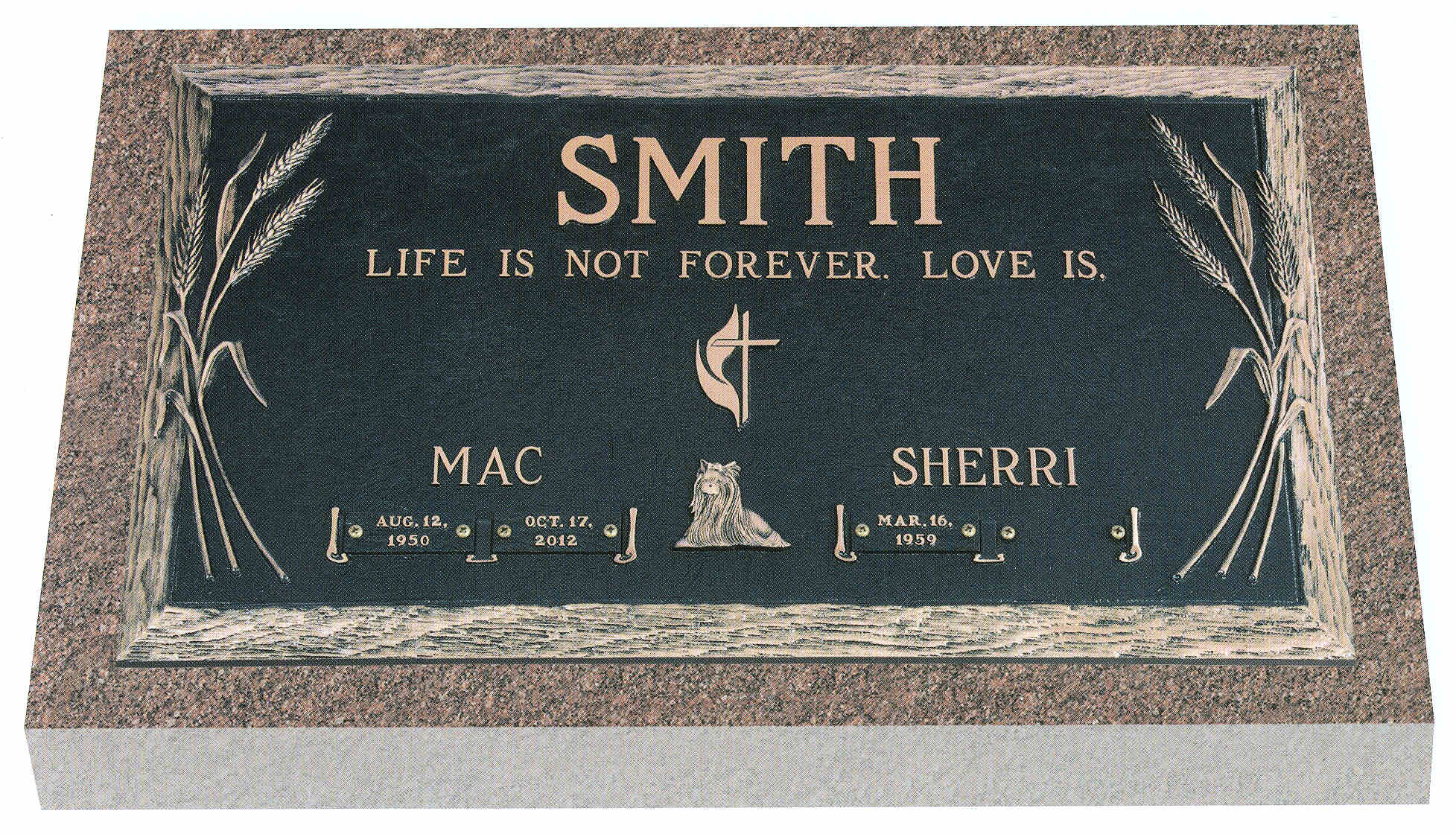 Double Interment Grave Marker Designs, cemetery monument marker