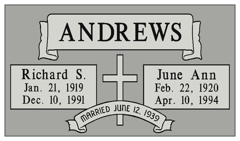 Double Interment Grave Marker Designs, cemetery monument marker